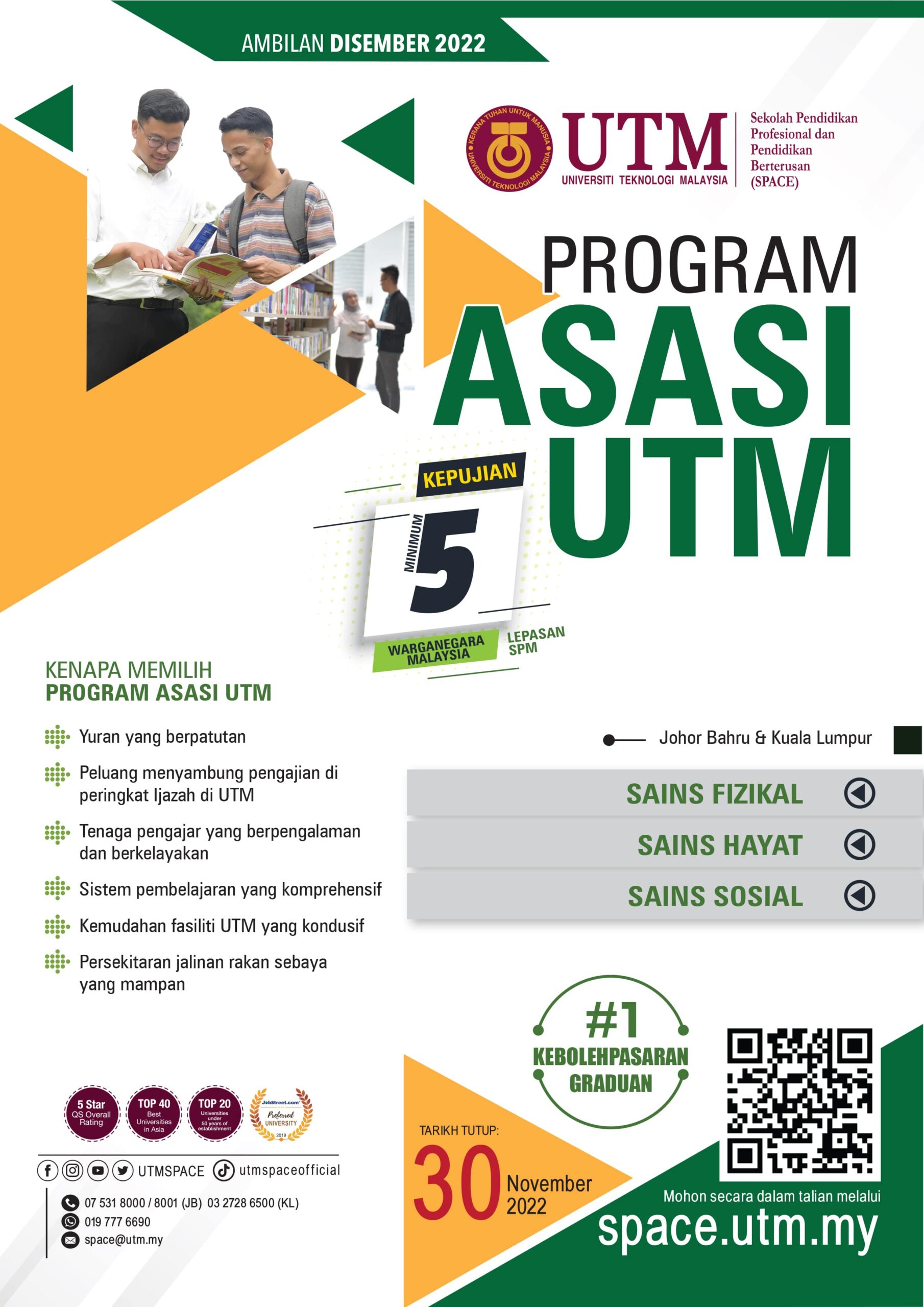 UTM Foundation Programme - SPACE : Official Portal of School of ...