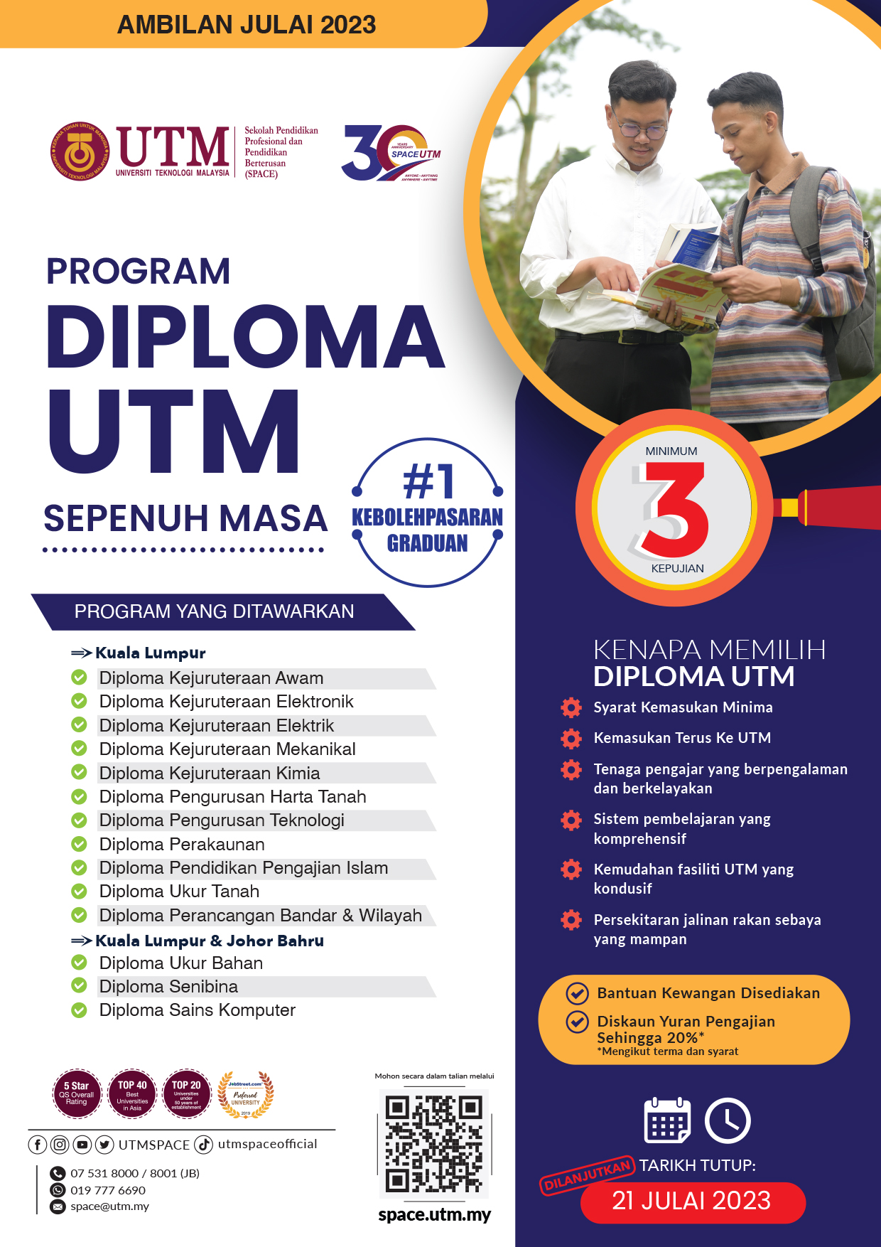 UTM Diploma Programme SPACE Official Portal Of School Of Professional And Continuing Education utm-diploma-programme-space-official-portal-of-school-of-professional-and-continuing-education