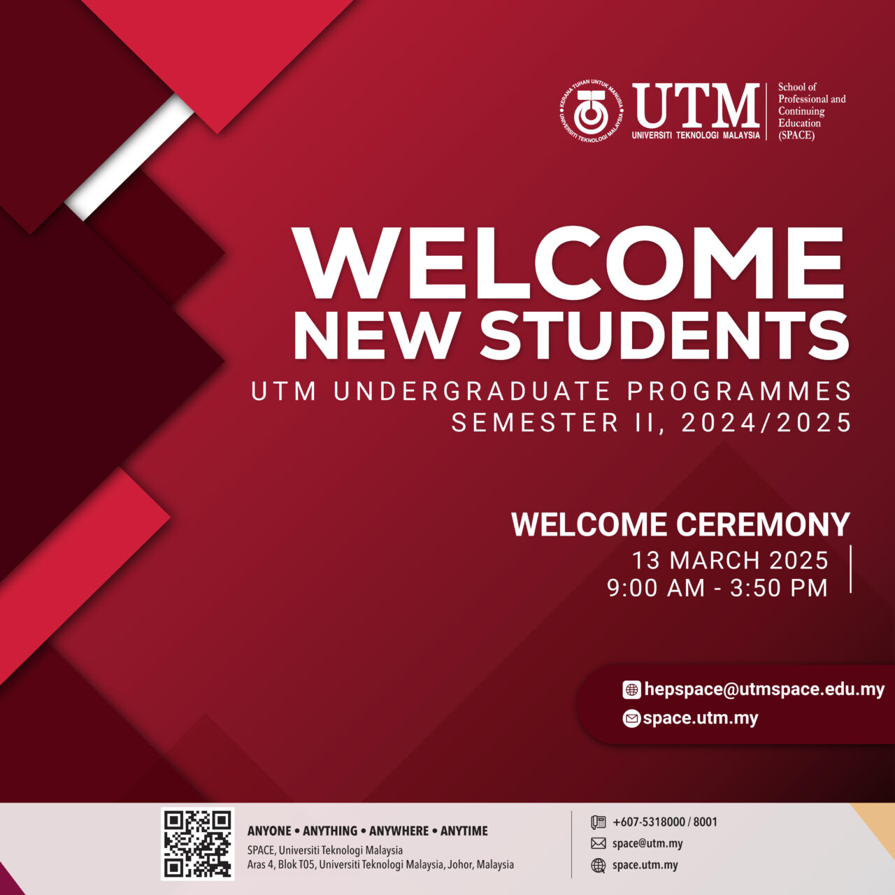 SPACE UTM – School of Professional and Continuing Education - SPACE UTM