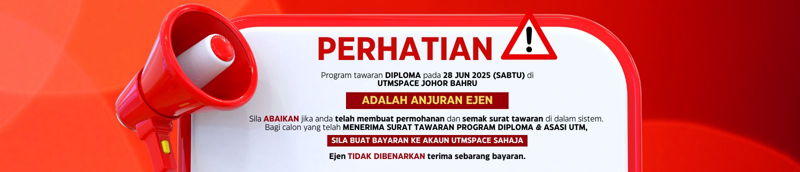 ADMISSION | SPACE UTM
