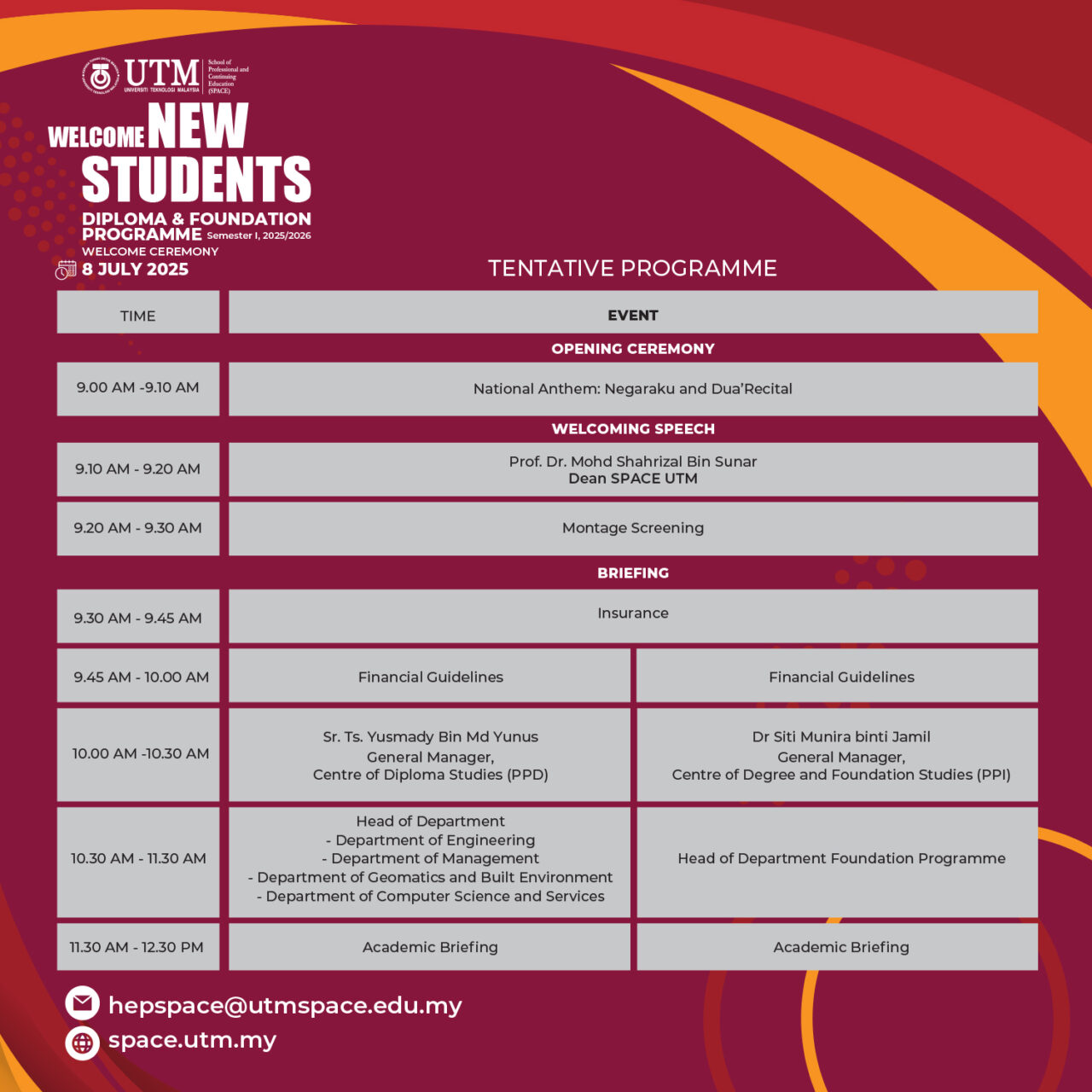 MAP Foundation | SPACE UTM