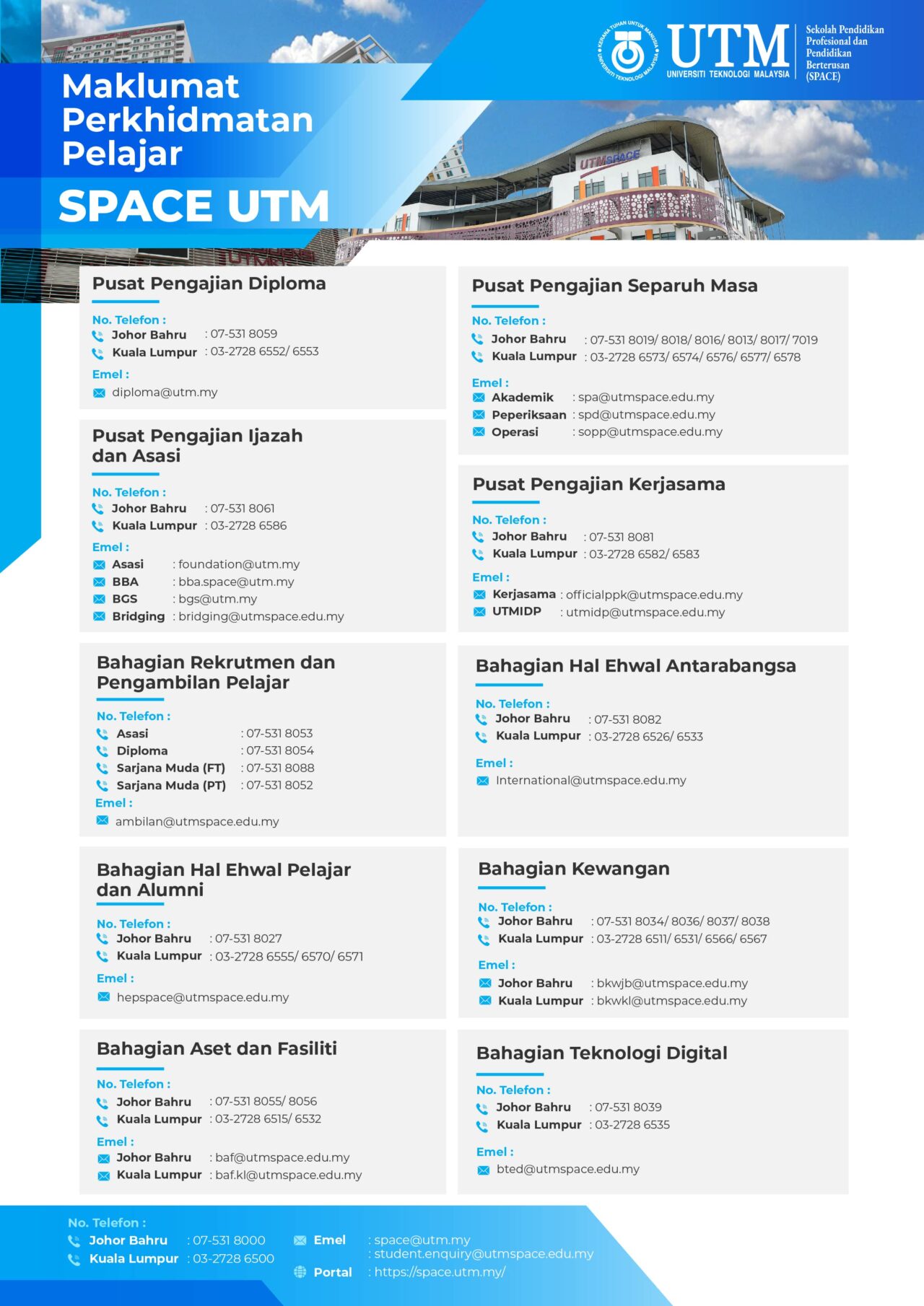 Students Affairs | SPACE UTM