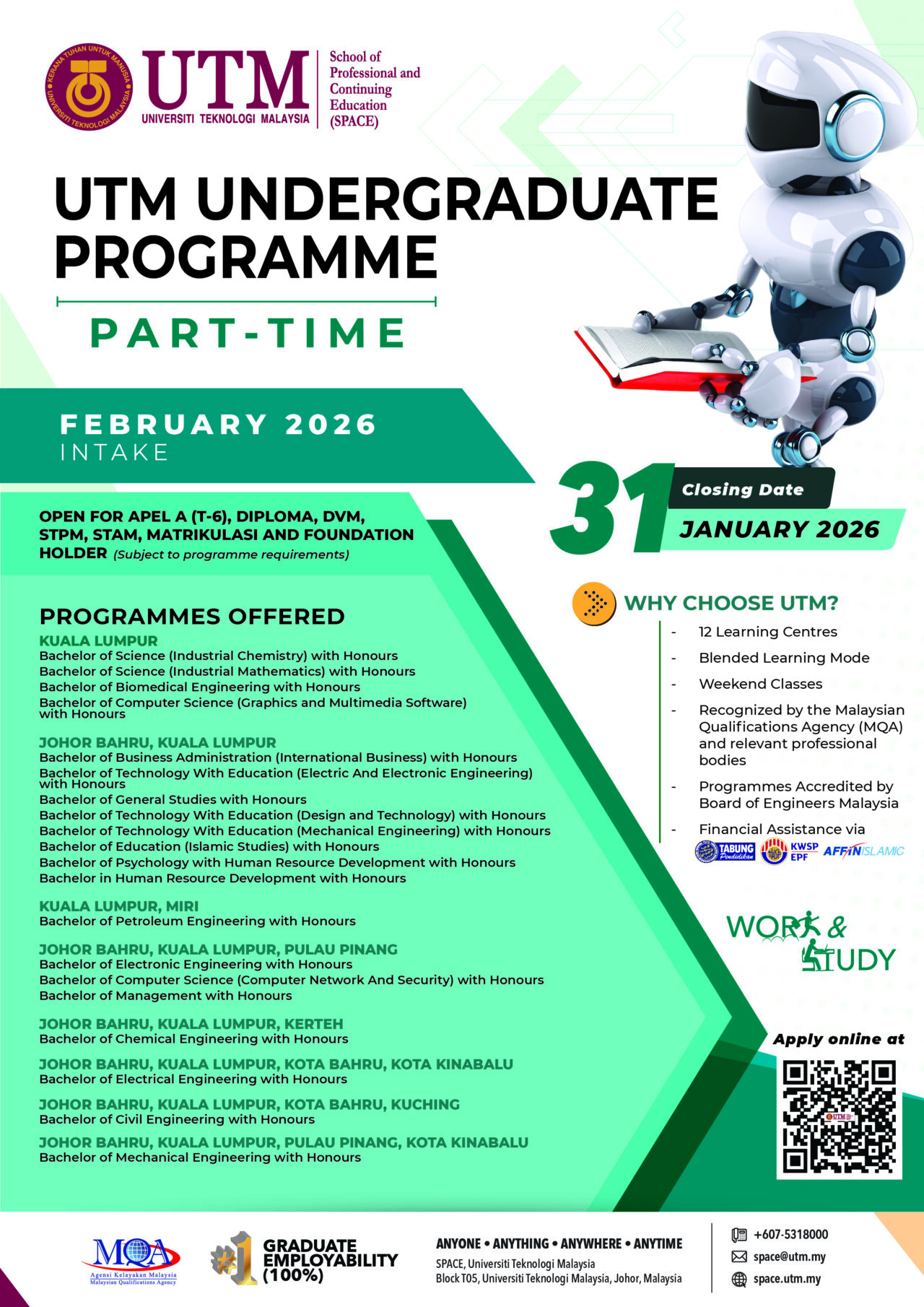 Degree Programme | SPACE UTM