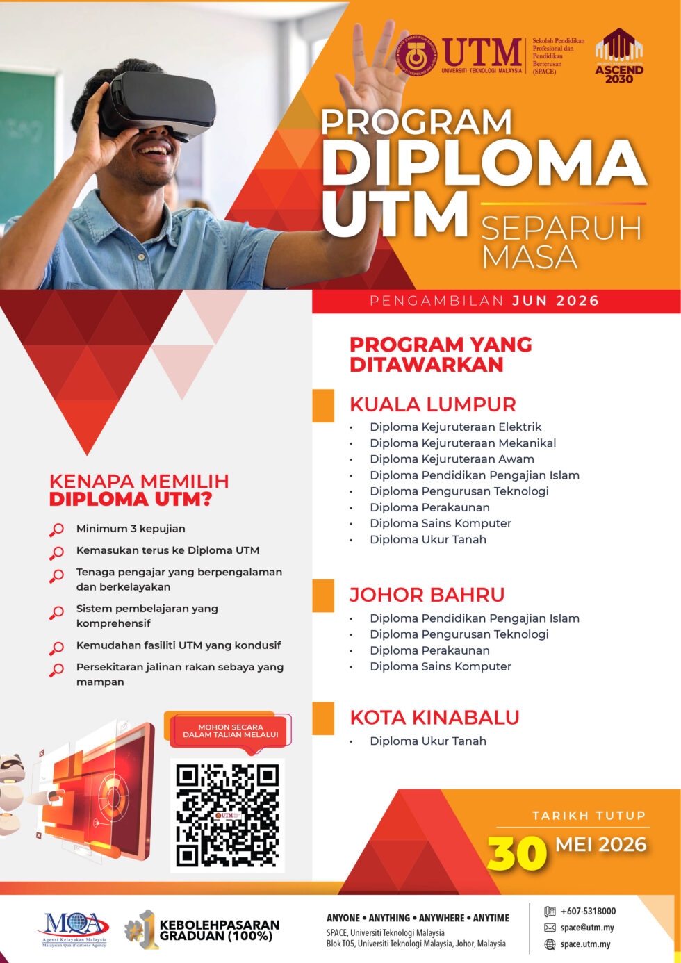 Diploma Programme | SPACE UTM